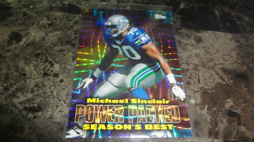 1999 TOPPS POWER PACKED SB16 MICHAEL SINCLAIR FOOTBALL CARD | eBay