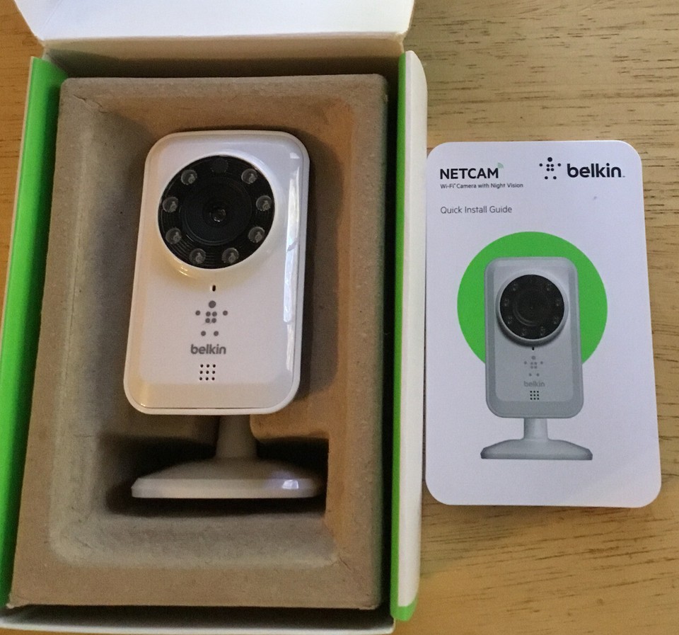 New Opened Box Netcam WiFi Camera With Night Vision Belkin Security ...