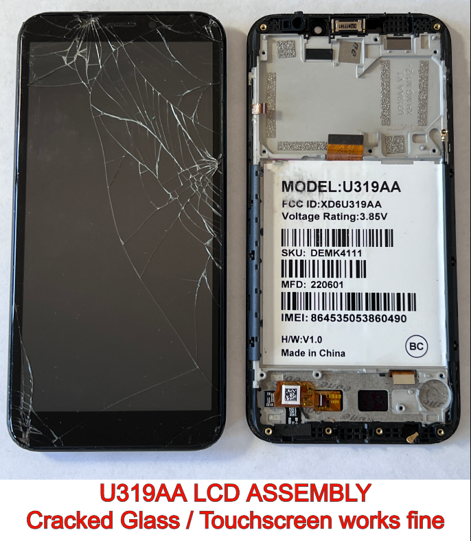 AT&T Calypso 2 Cricket Debut U319AA LCD Digitizer Display Phone Screen ...