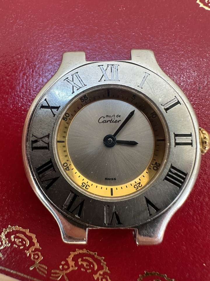 Cartier Ligne 21 Women's Watch Movement Steel/Gold Quartz Vintage | eBay