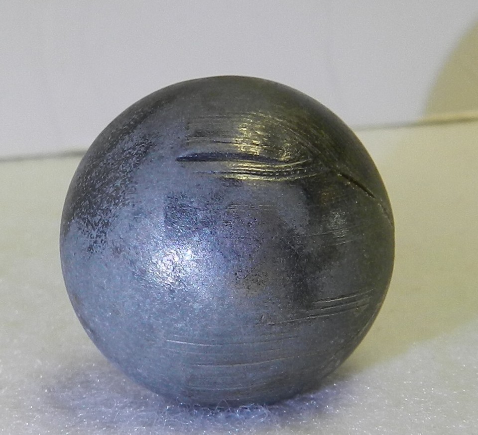 #19204m Hard to Find Large Hollow Steelie Shooter Marble 1.01 Inches | eBay