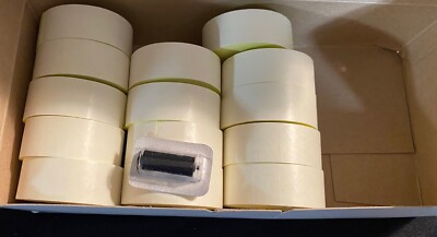 Garvey 25-6 YELLOW PRICE Labels (2516) 14 ROLLS PLUS 1 INK ROLLER-NEW ...