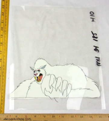 He-Man Masters of the Universe wolf creature animation cel VINTAGE ...