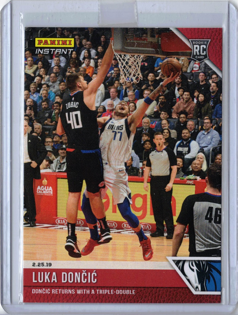 2018-19 Panini Instant Basketball #112 Luka Doncic Rookie Card RC - 1 ...