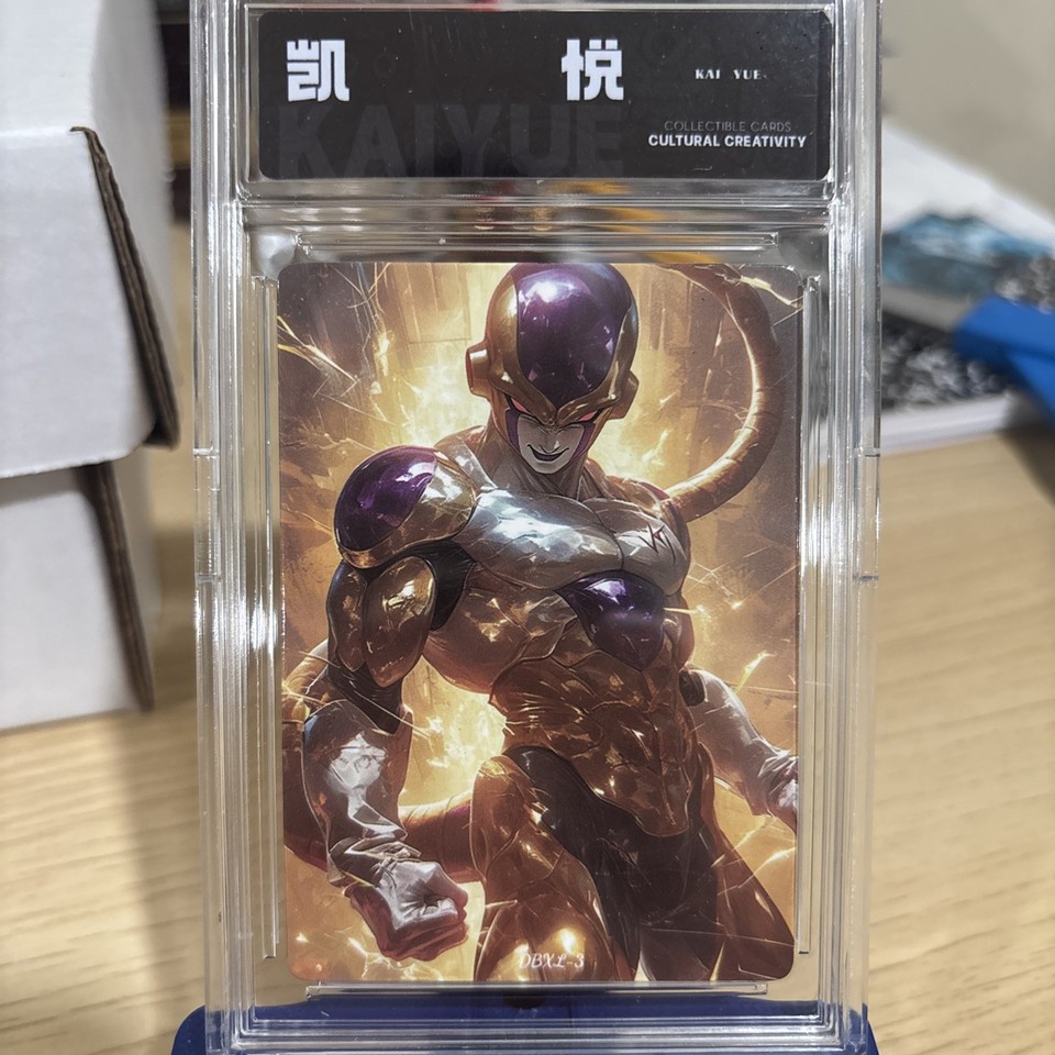 DBZ Super Golden Frieza Kai Yue Cultural Creativity Collectible Card ...