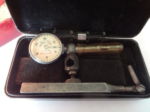 Vintage Starrett No. 711 F Last Word Dial Indicator Universal Test ...