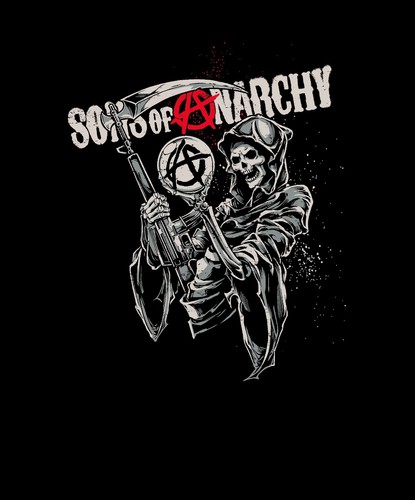 Licensed Queen Size Sons of Anarchy SOA Sam Crow Mink Plush Blanket for ...