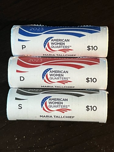 2023 P D S - ROLLS - Maria Tallchief BU - American Women Quarters FROM ...