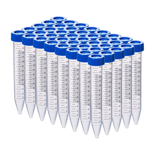 15ml Conical Centrifuge Tubes, Sterile Plastic Test Tubes with Screw ...