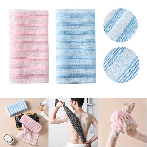 Massage Body Rub Shower Scrubber Washcloth Exfoliating Bath Towel Back ...