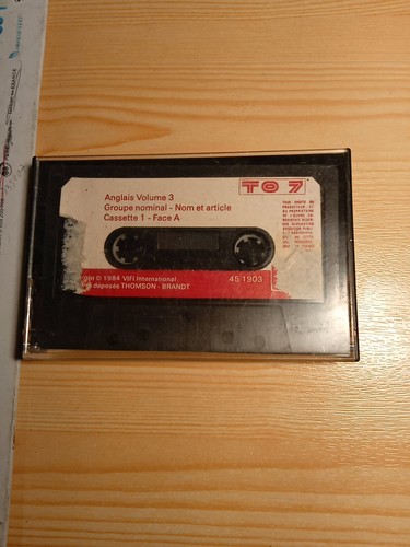 Logiciel Cassette K7 . Anglais Volume 3 .Pour TO7 ou MO5 | eBay