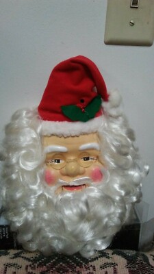 VINTAGE MOTION ACTIVATED SANTA MUSICAL MERRY CHRISTMAS SANTA HO HO HO ...