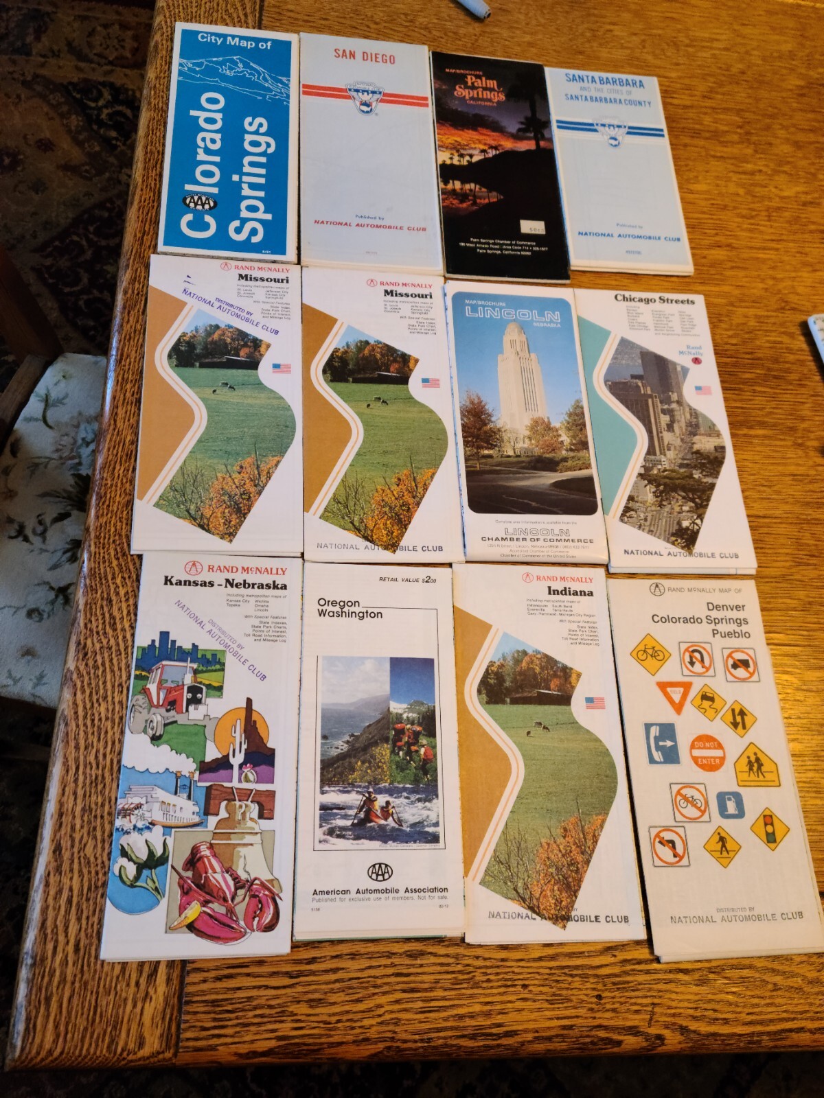 12 State/City Road Maps | eBay