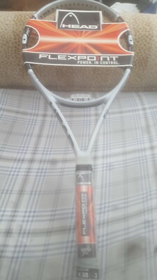 Brand New NEW Head Flexpoint 6 Midplus 102 head 4 3/8 grip Tennis ...