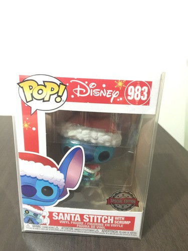 Disney lilo & stitch santa stitch with scrump funko pop vinyl #983 ...