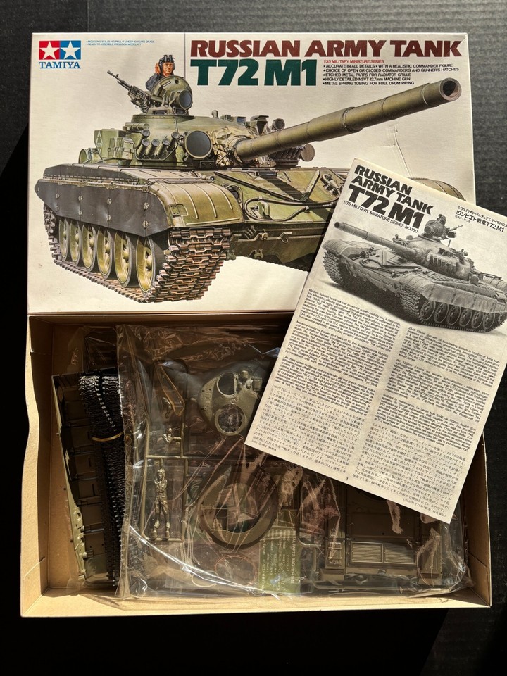 TAMIYA 35160 1/35 TAMIYA Russian Army Tank T-72M1 Tank | eBay