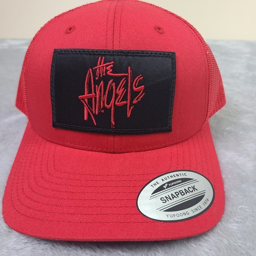 Yupoong The Angels Australian Band Spellout Classic Logo SnapBack Cap ...