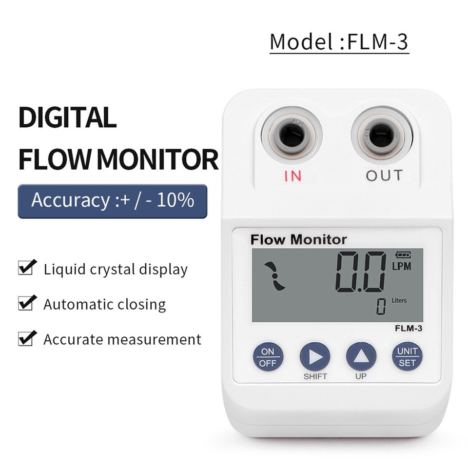 Digital Display Water Meter with Electronic Digital Display Monitor ...