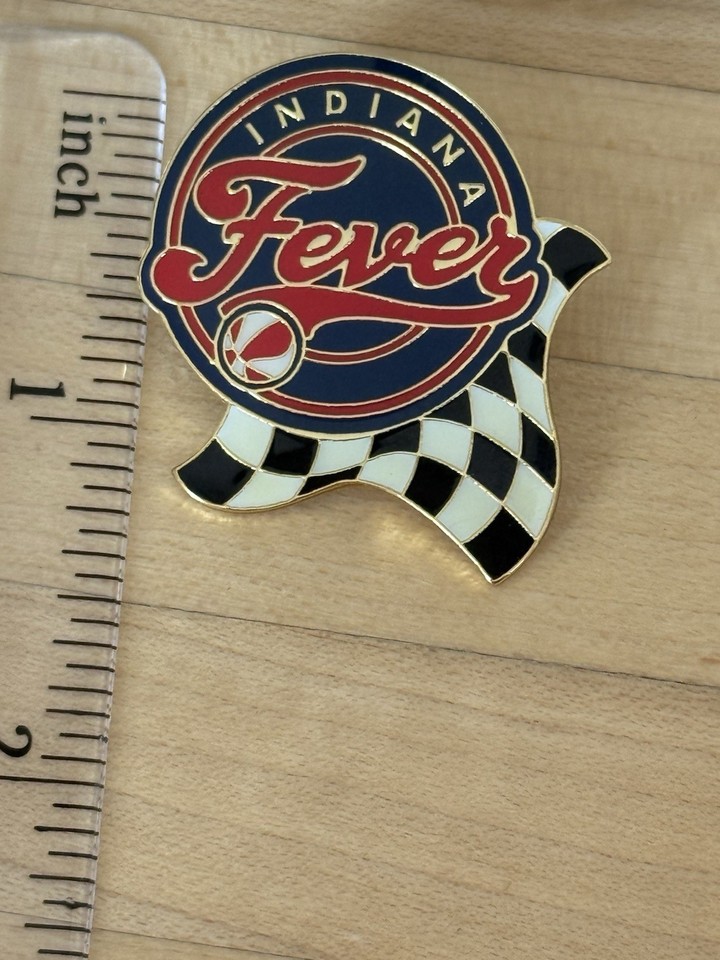 WNBA Indiana Fever Lapel Pin - Enamel Metal Team Logo - Basketball ...