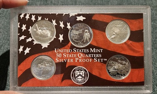 2002 United States 50 State Quarters Silver Proof Set No box or COA | eBay