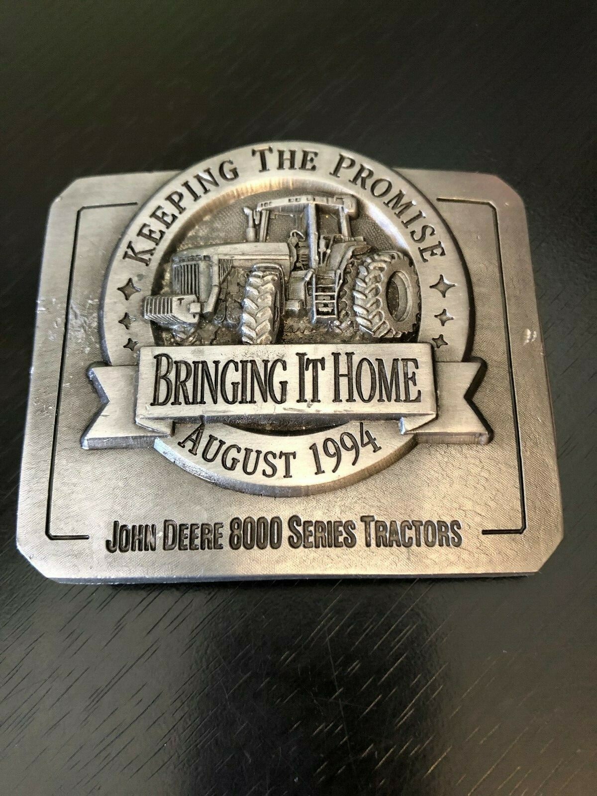 Vintage John Deere Belt Buckle 8000 Series Tractors A… - Gem