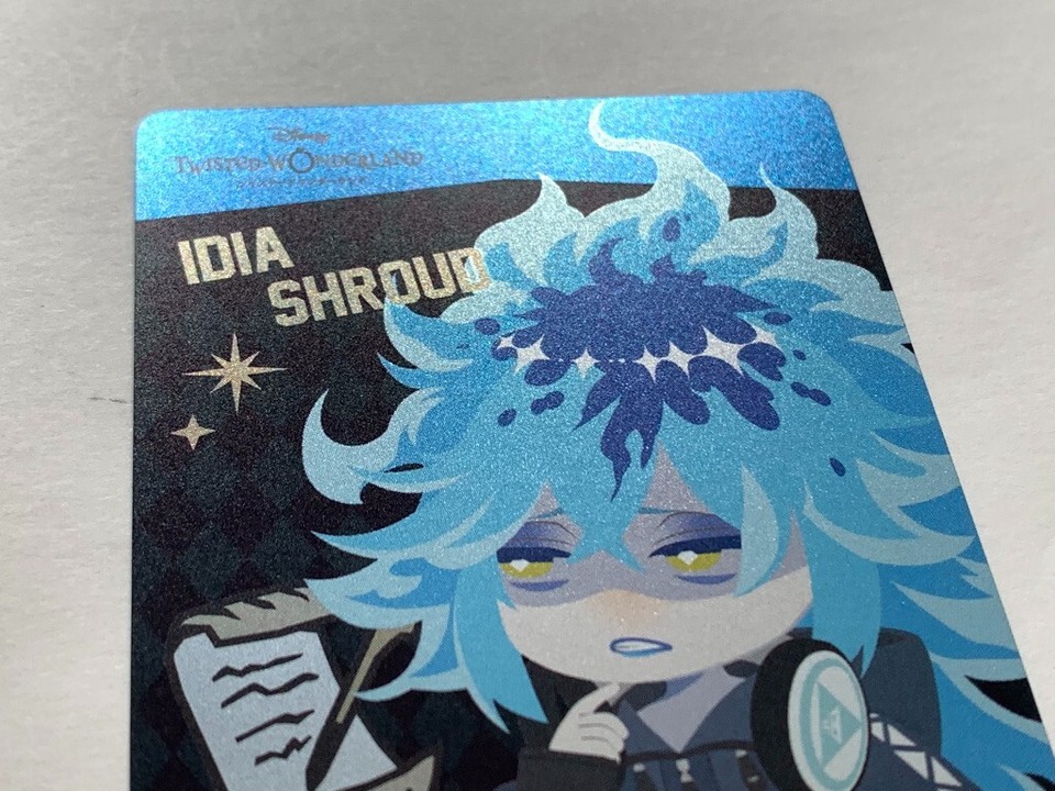 Idia Shroud Disney Twisted Wonderland Plastic card Japanese collection ...
