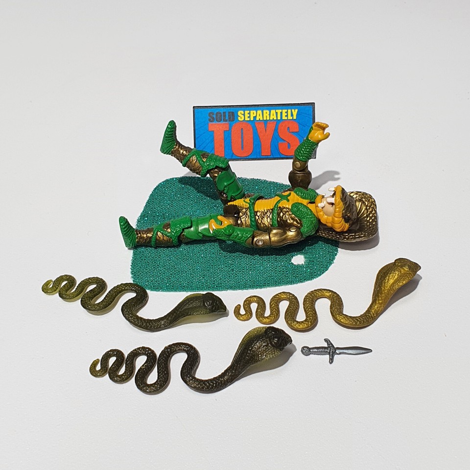 GI Joe SERPENTOR YELLOW NECK figure VARIANT MINT Air Chariot driver ...