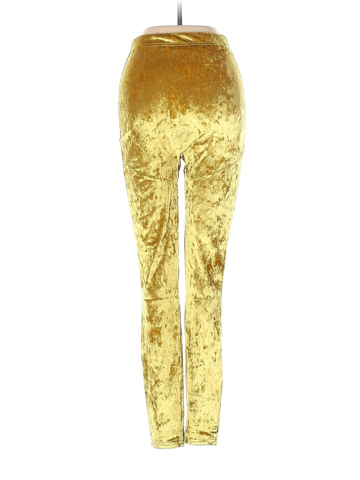 NWT Yitty Women Yellow Velour Pants S | eBay