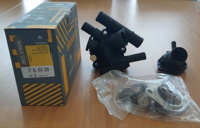 100% Genuine Renault Part 7701474249 Renault Megane Coolant Thermostat ...
