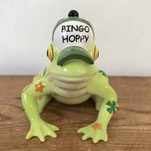 Vtg Westland Fanciful Frogs 11938 Funny Bingo Player Hat Hoppy Frog ...