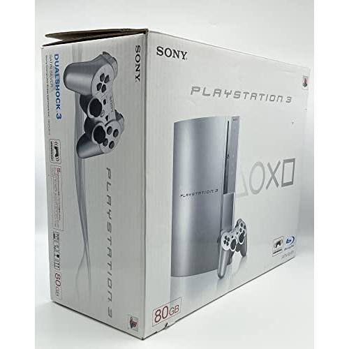Sony PlayStation 3 80GB Satin Silver CECHL00 Console with Controller ...