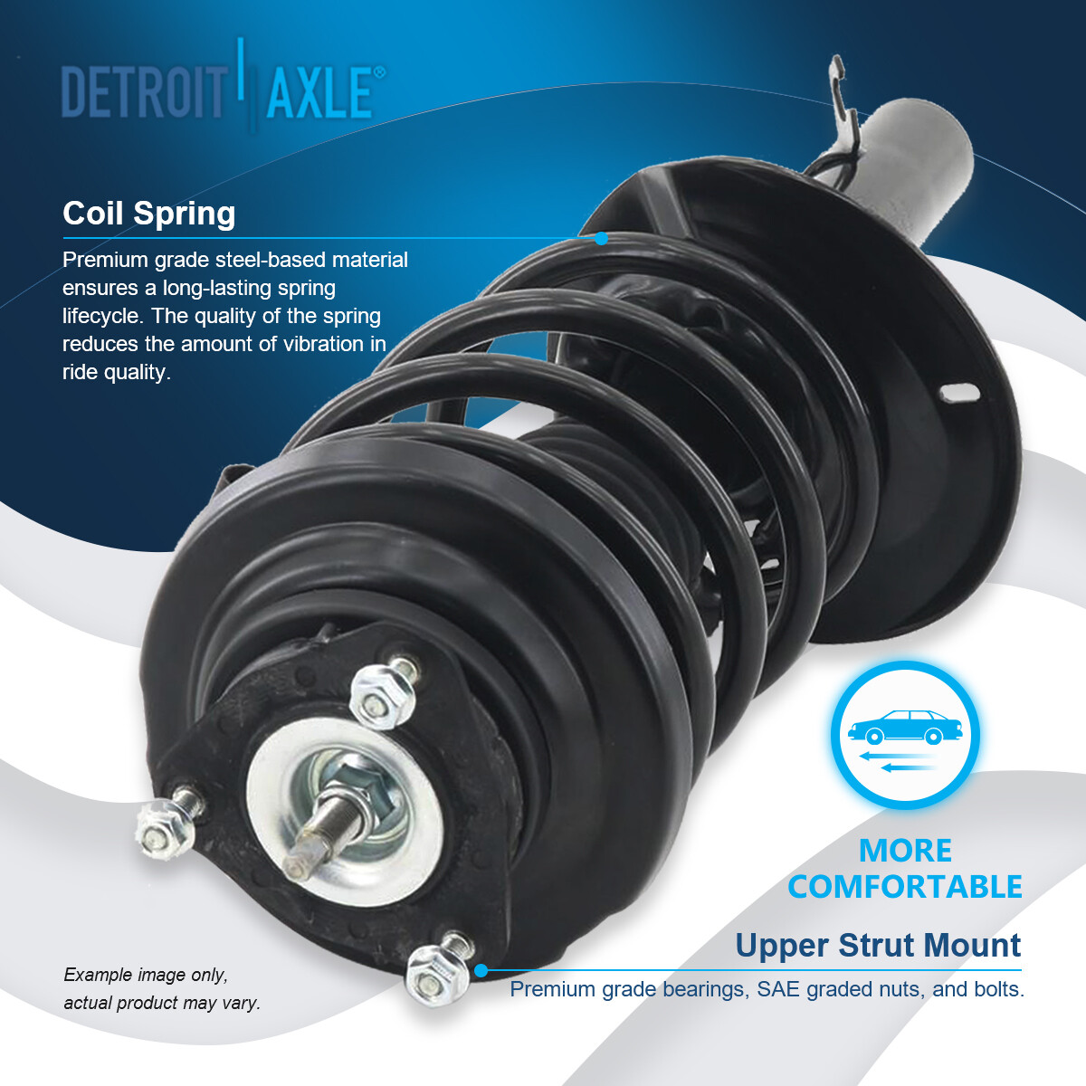 Front Struts Assembly Rear Shock Absorbers Sway Bars for 2006 2007 Ford ...