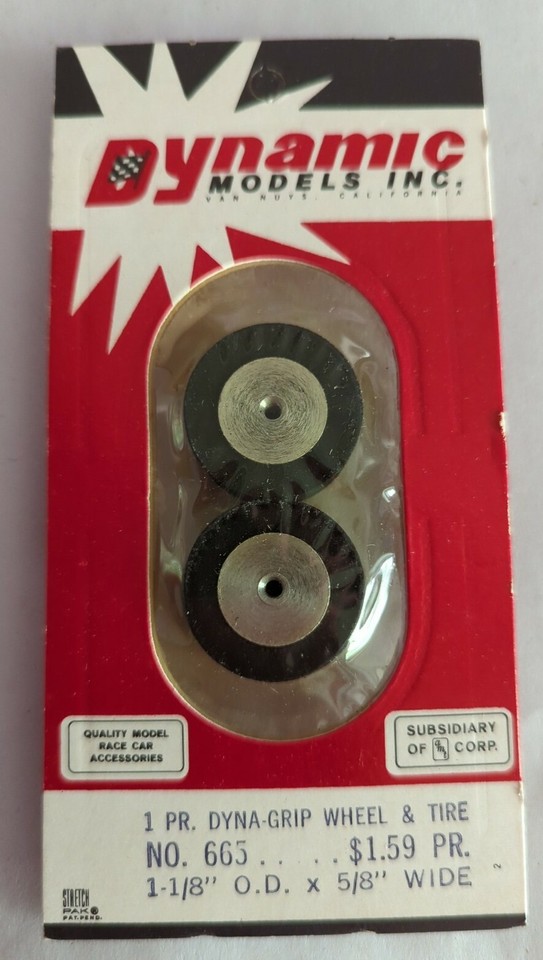 Vintage New NOS Dynamic Models Inc #665 - 1 1/8" O.D. x 5/8" Wide Slot ...