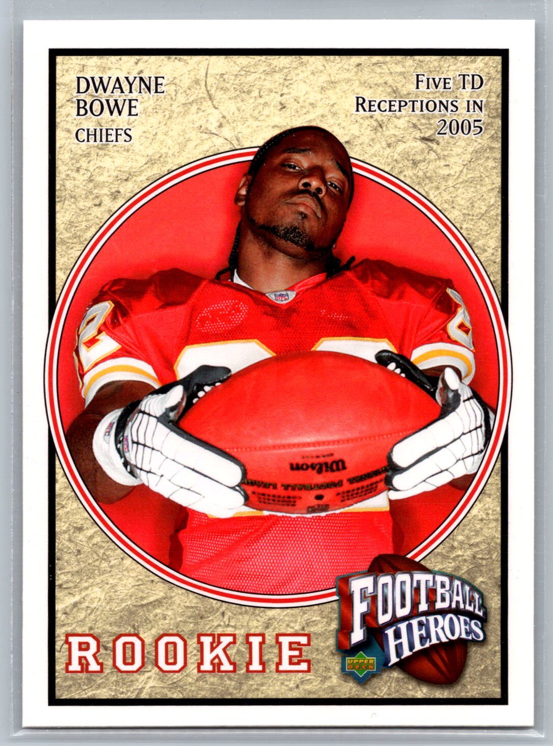 Dwayne Bowe 2007 Upper Deck Football Football Heroes Rookies #114 ...