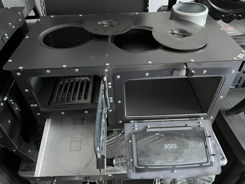 Camping wood burning stove with oven , Camping cooker wood stove | eBay