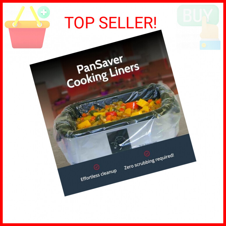 PanSaver Cooking Liners - Disposable Electric Roasting Pan Liners for ...