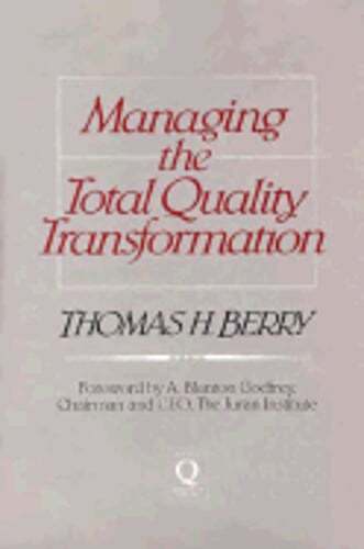 Managing the Total Quality Transformation by Thomas H Berry: Used ...