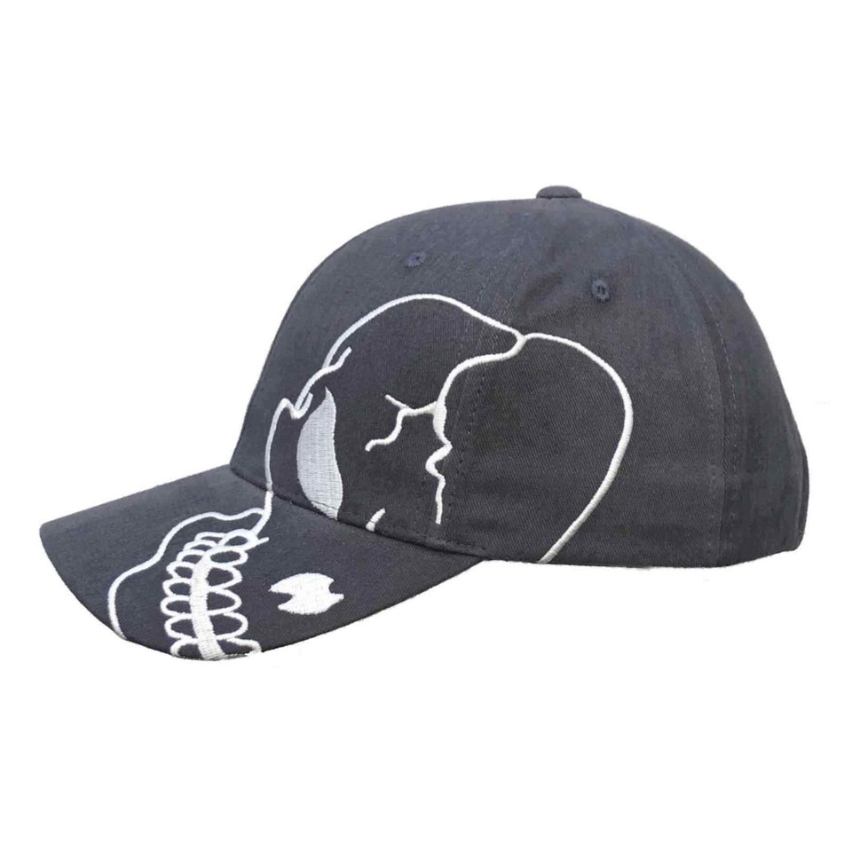 Skull Skeleton Skateboard Biker Motorcycle Military Goth Baseball Ball ...