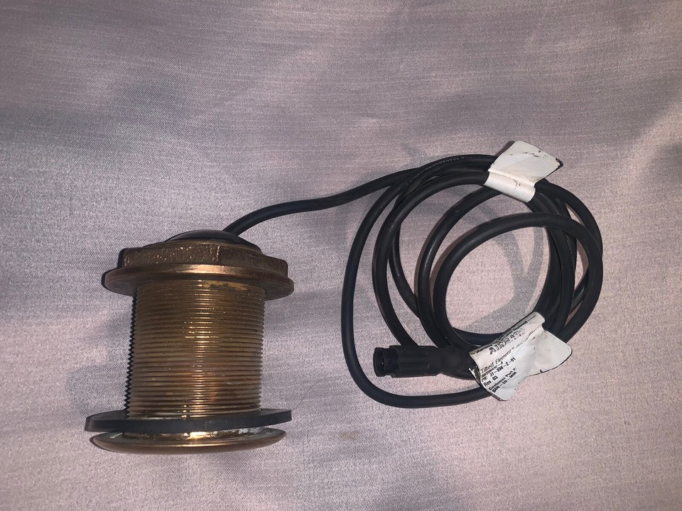 Garmin / Airmar B60-20 Bronze Thru Hull 20° Tilted Element Transducer 6 ...