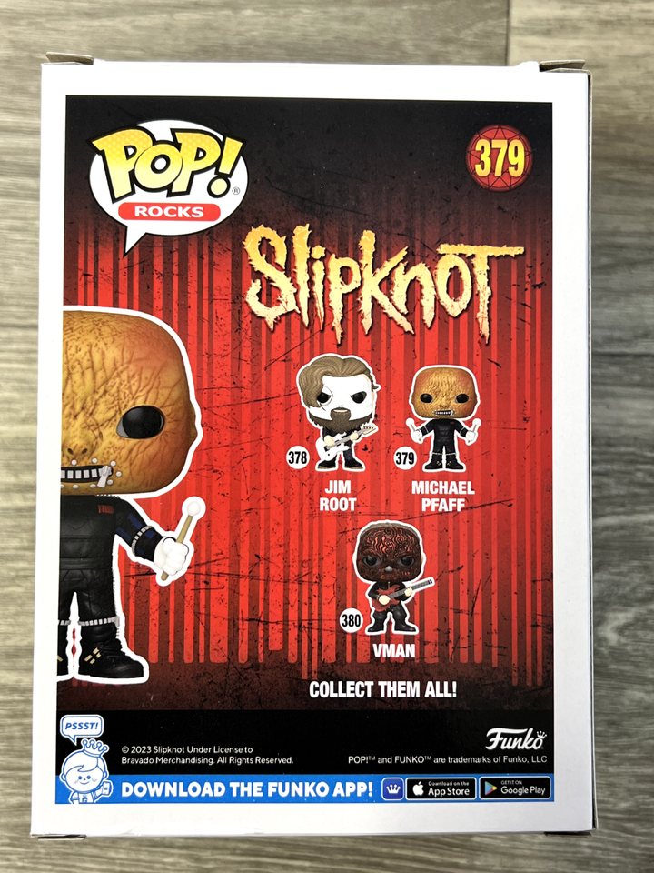 NEW Slipknot Michael Pfaff Funko Pop! Rocks Vinyl Figure #379 IN STOCK ...