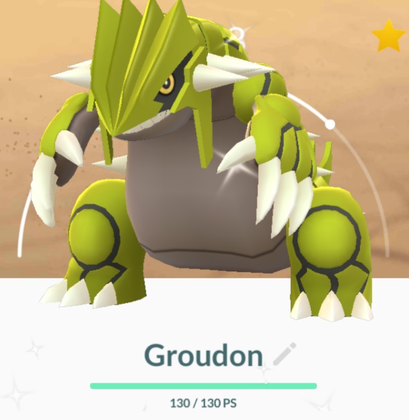 Pokemon Shiny Groudon