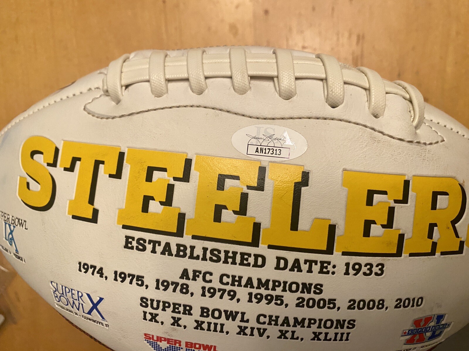 Donnie Shell Autograph Signed Logo Pittsburgh Steelers Hall Of Fame JSA ...