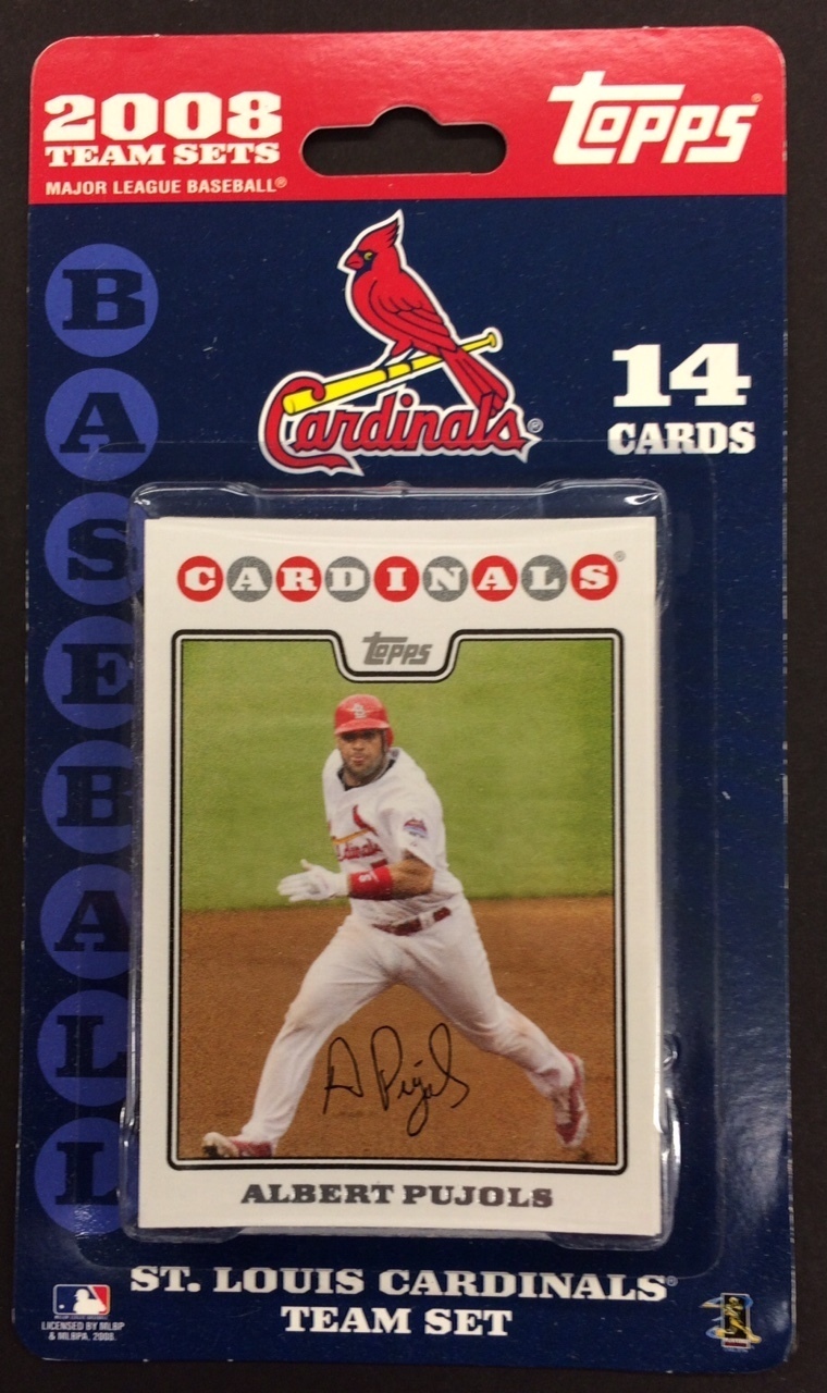2008 Topps St. Louis Cardinals Baseball ~ 14-Card Factory Sealed Team ...
