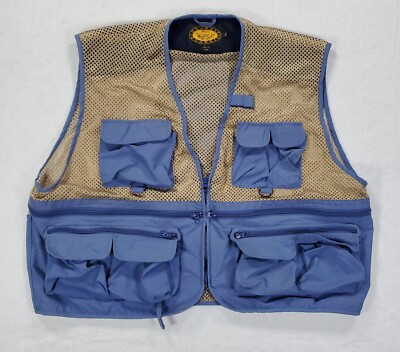 Woolrich Classics Men's Size XXL 2XL "Bright Blue" Fishing Vest Hunting ...