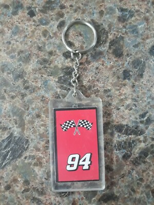 Vintage keychain Nascar Bill Elliott #94 plastic | eBay