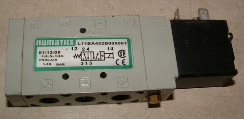 Numatics L11BA452B000061 Solenoid Air Valve, 1/8th Inch, 24 VDC | eBay