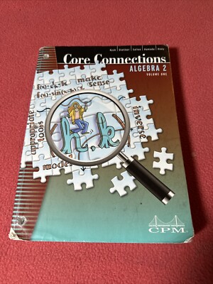 Core Connections Algebra 2 Volume 1 | eBay