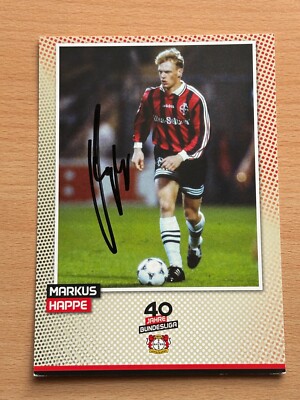 Markus Happe - Bayer Leverkusen - Autogrammkarte original signiert - # ...