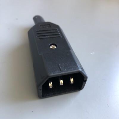 IEC C14 EURO MAINS POWER IN-LINE PLUG MALE 10A AMP RATED | eBay UK