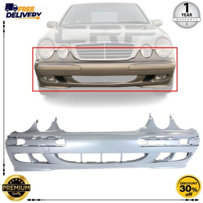Front Bumper Cover For 2000-2003 M Benz E320 2000-2002 E430 E55 AMG ...